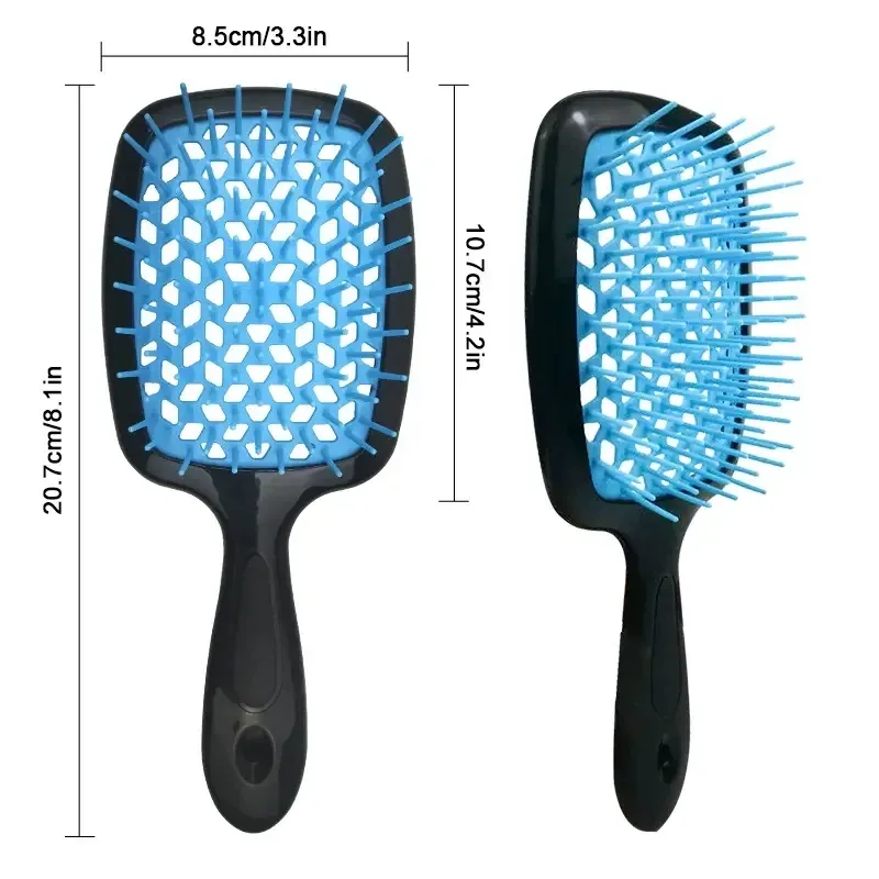 Square Grid Comb - Massage Scalp, Color Splicing Hair Styling Comb for ...