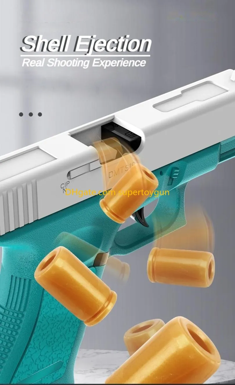 Realistic Toy Guns: Shell Ejection Action Pistol, Simulated Handgun ...