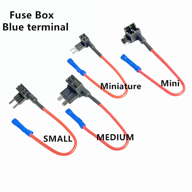 Car Mini Fuse Box Circuit Adapter ATM Blade Fuse for Car Van Motorcycle ...