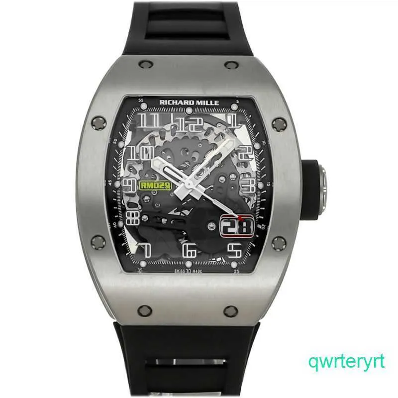 RM029 Big DATE Automatic Titanium Mens Wrist Watch With Tourbillon ...