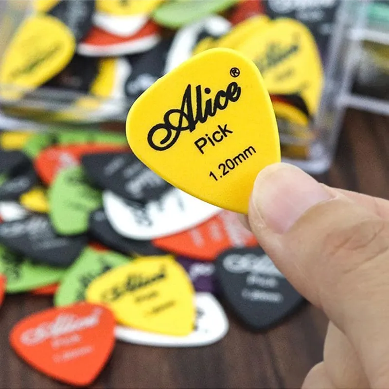 Vibrant Resin Guitar Picks with Case | Multicolor Frosted Plectrums for ...