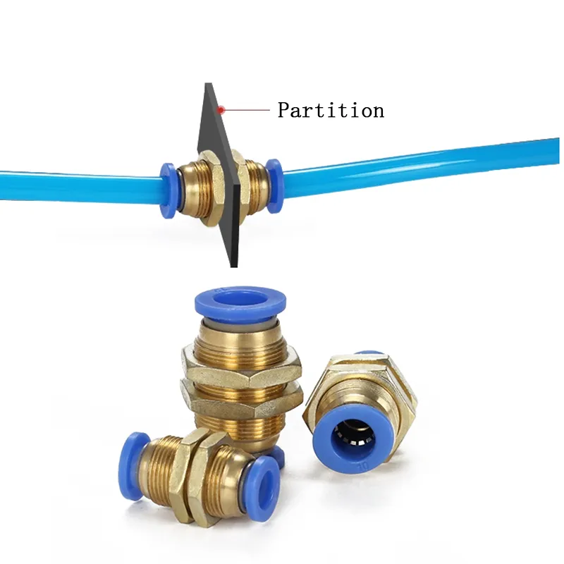 pneumatic bulkhead fitting