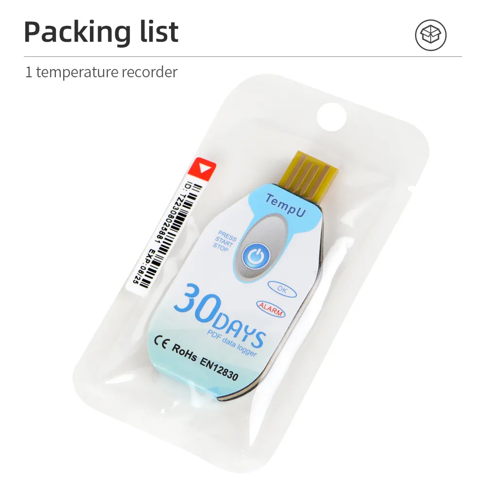 Wholesale Single Use USB Temperature And Humidity Data Anymp4 Screen ...