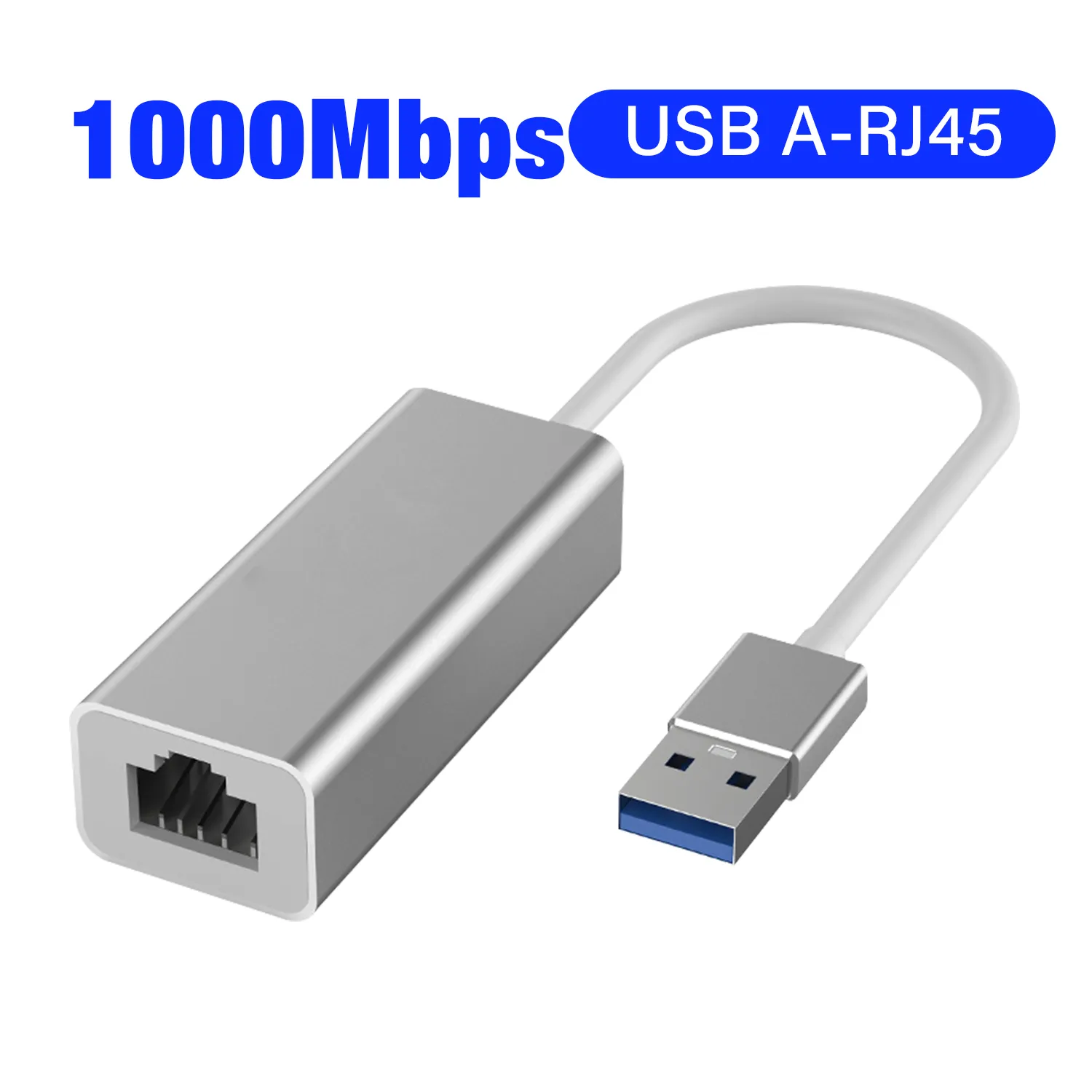 USB 3.0 to Gigabit Ethernet RJ45 LAN 10/100/1000 Mbps Wired Network ...