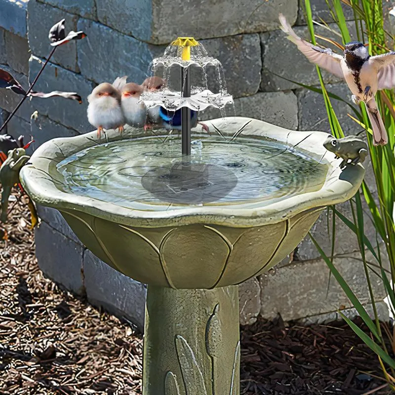 2W/4W Solar Fountain Pump: Eco-Friendly Garden Pond Water Sprinkler ...