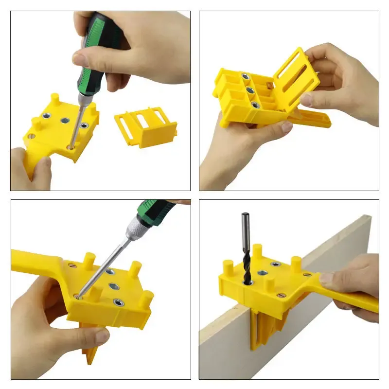 Woodworking Punch Locator Drill Bit Hole Puncher 6/8/10mm for Cross ...