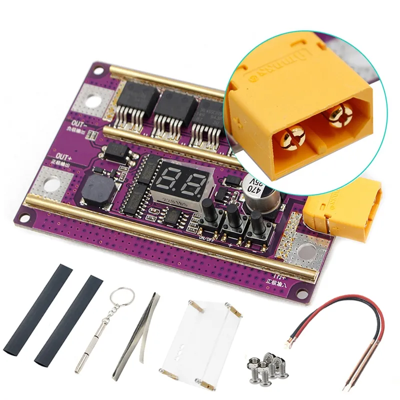 12V Spot Welder DIY Kit 99 Gears Power Adjustable Spots Welding Control ...