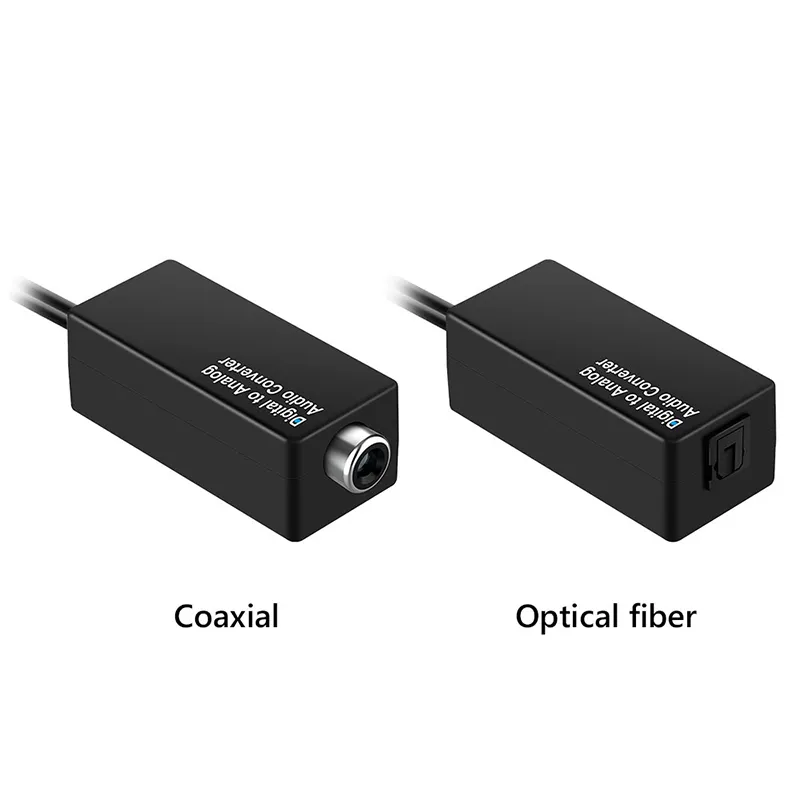 Audio Adapter Plug Digital to Analog Converter with 3.5mm Jack and ...