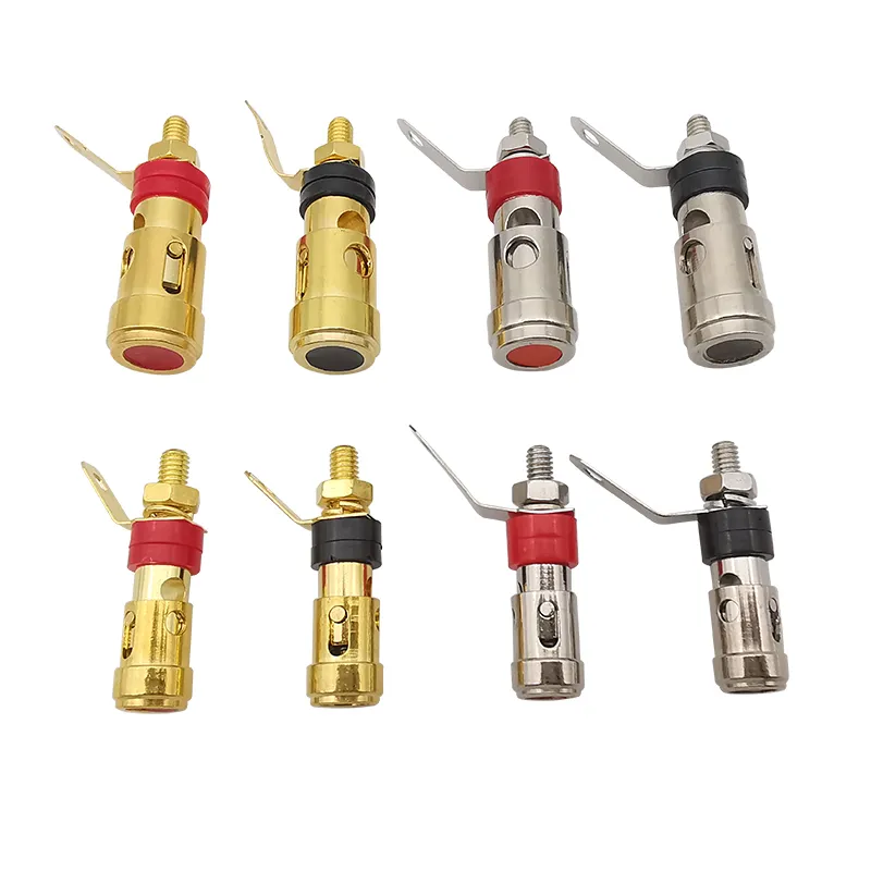 UpgradedSelf-Locking Speaker Terminals, 33.8/40mm Push-Type Spring ...