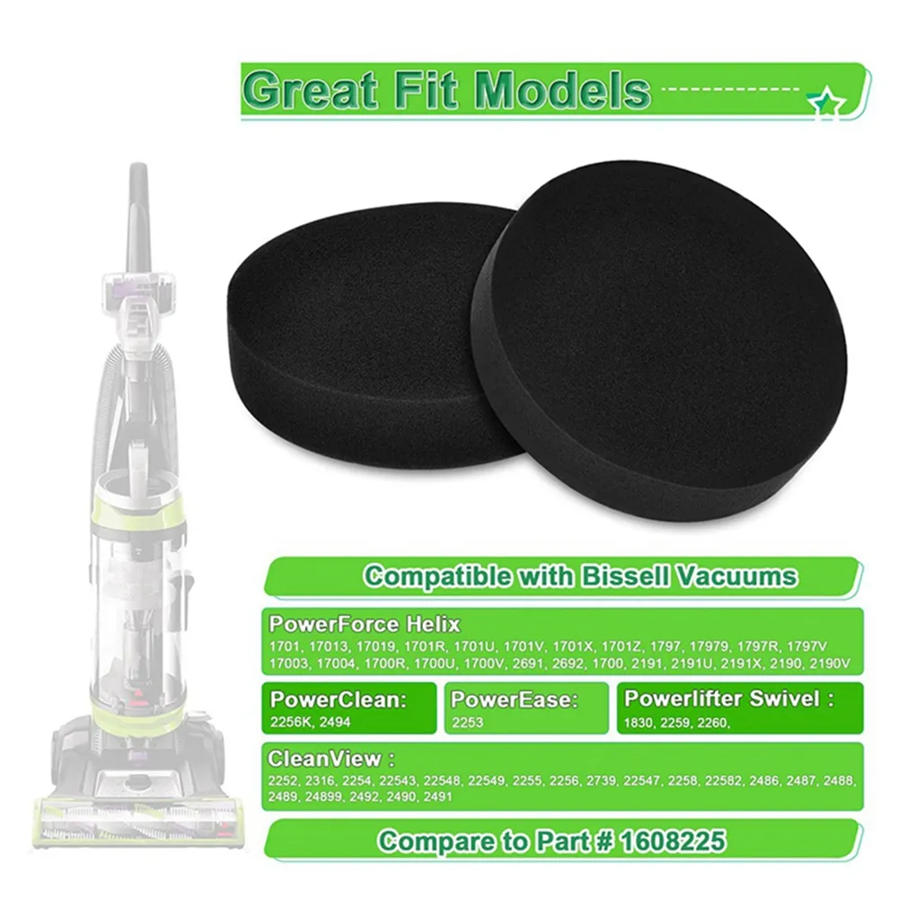 Bissell Vacuum Cleaner Replacement Filter 1608225 - Compatible with ...