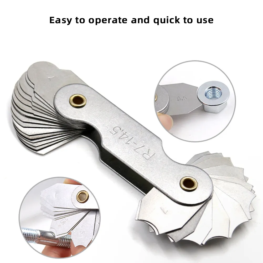 Humanized Mini Radius Gauge For Woodworking Accurate Wire Gauge ...