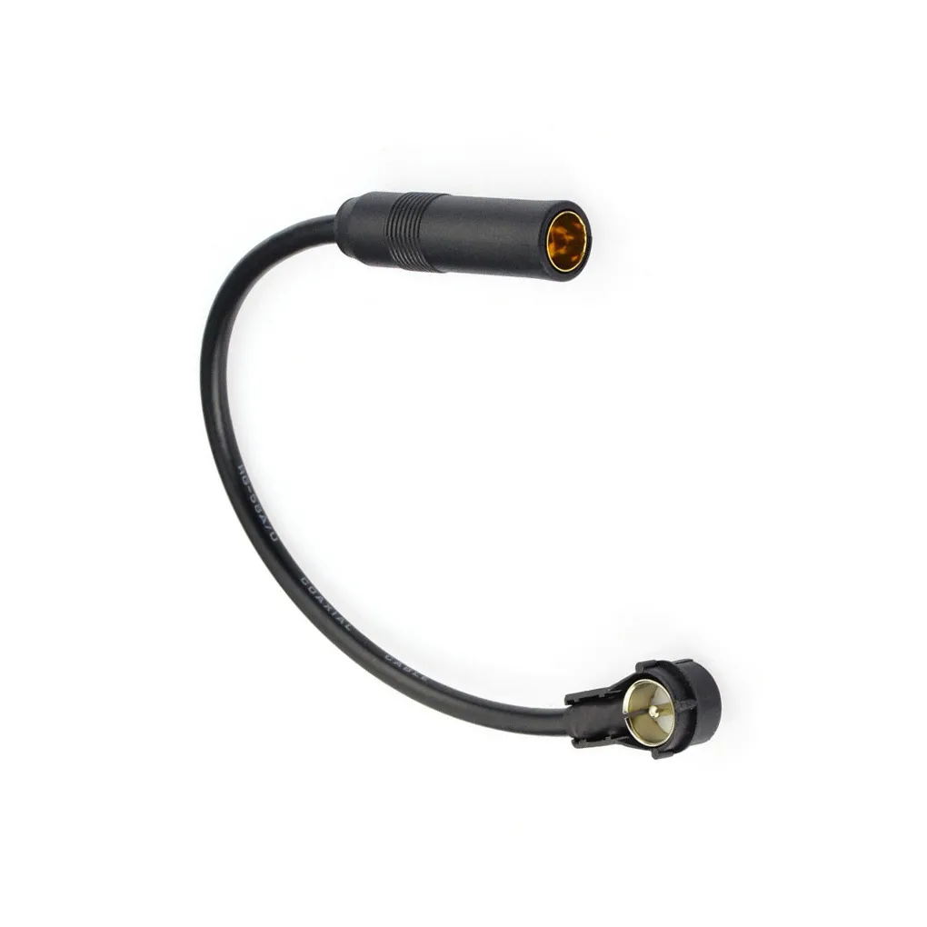 Auto Radio Antenna Booster Aerial Adapter: DIN To ISO Connector ...