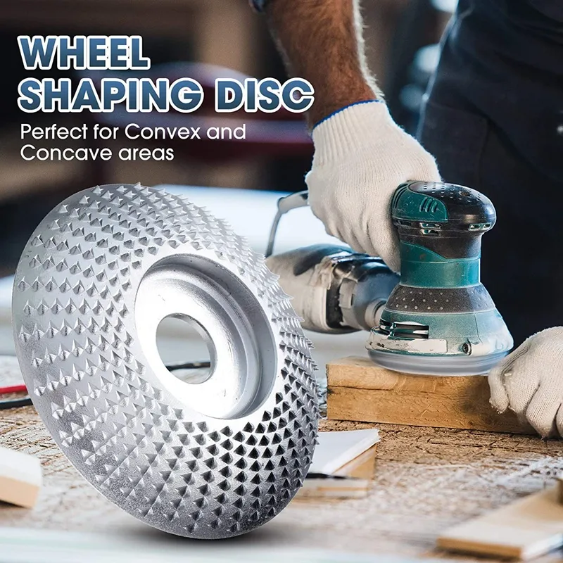 Angle grinder wood disc store
