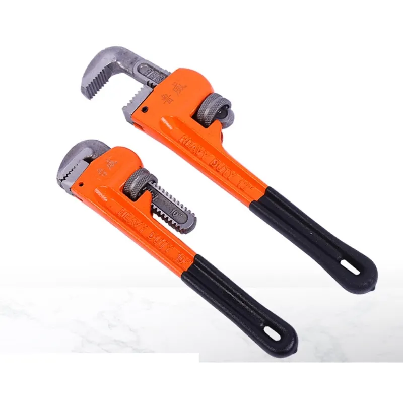 how does a pipe wrench work