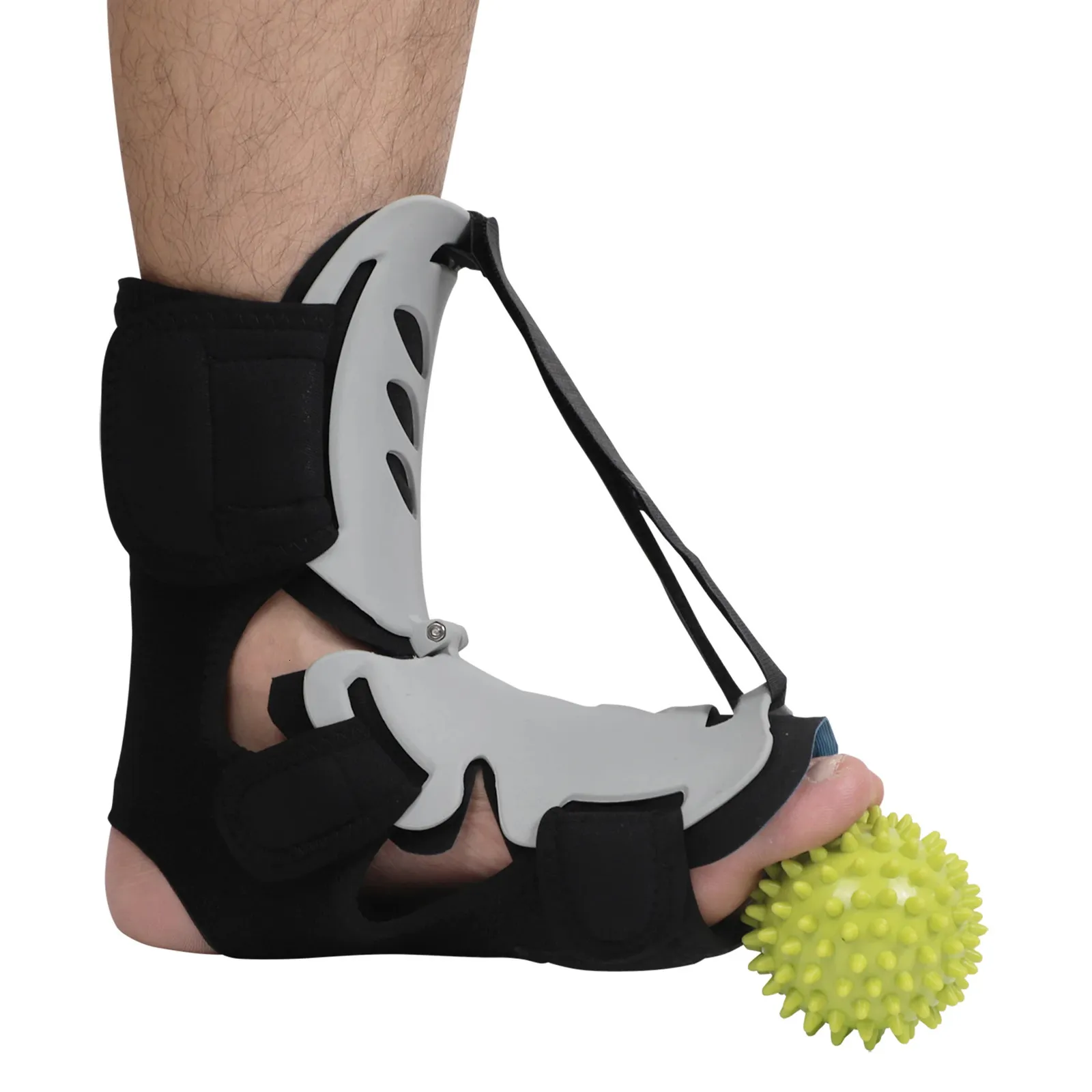 240509 Plantar Fasciitis Night Splints With Hard Spiky Massage Ball ...