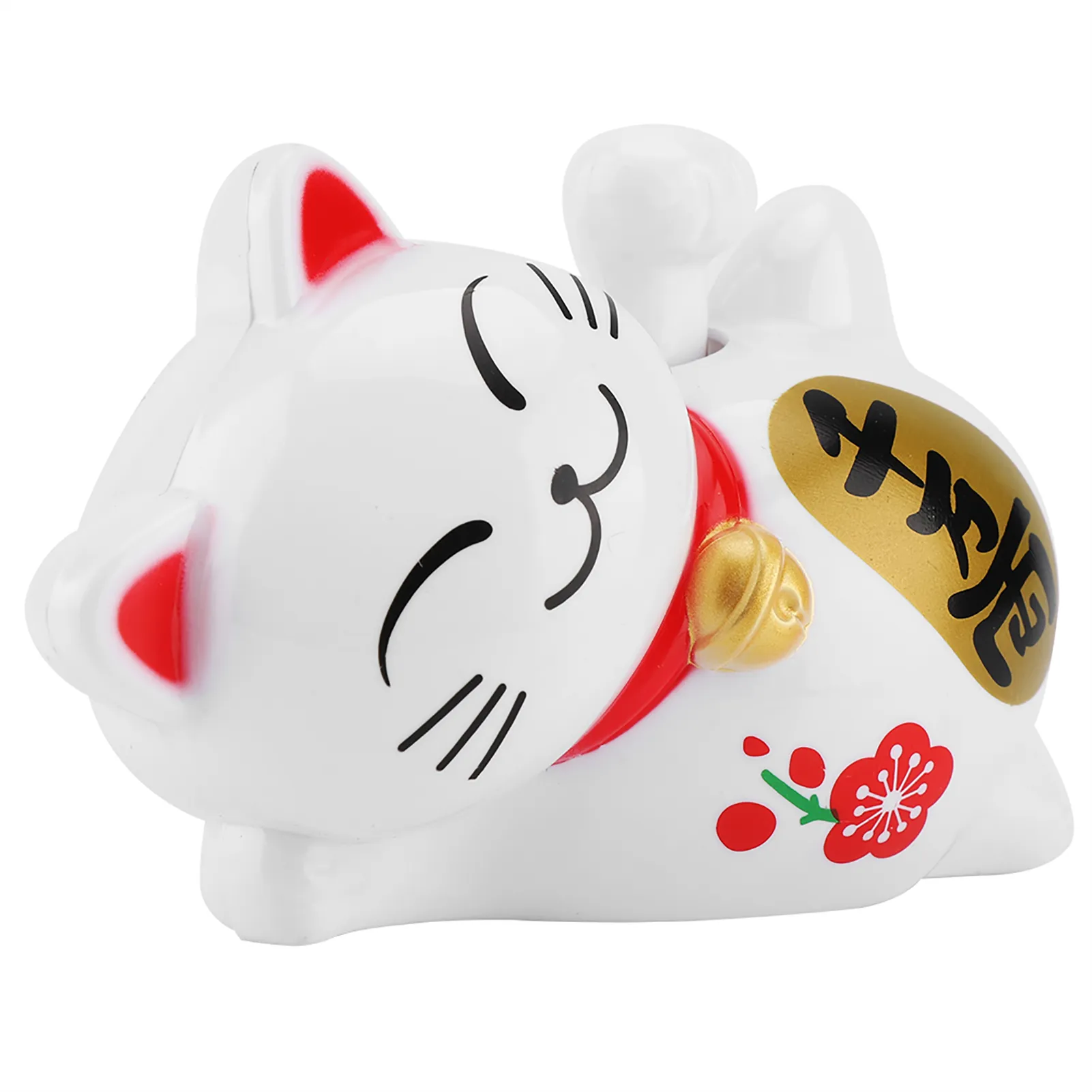 DHgate.com:2024Lucky Cat Solar Toy - Eco-friendly Fortune Beckoning Cat ...