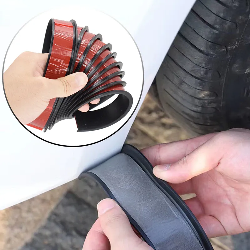 Universal automobile fender Flare Arches with Eyebrow and Lip Mudguard ...