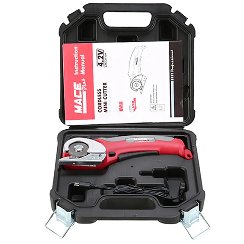 6V electric rotary cloth cutter for fabric leather carpet cutting with ...