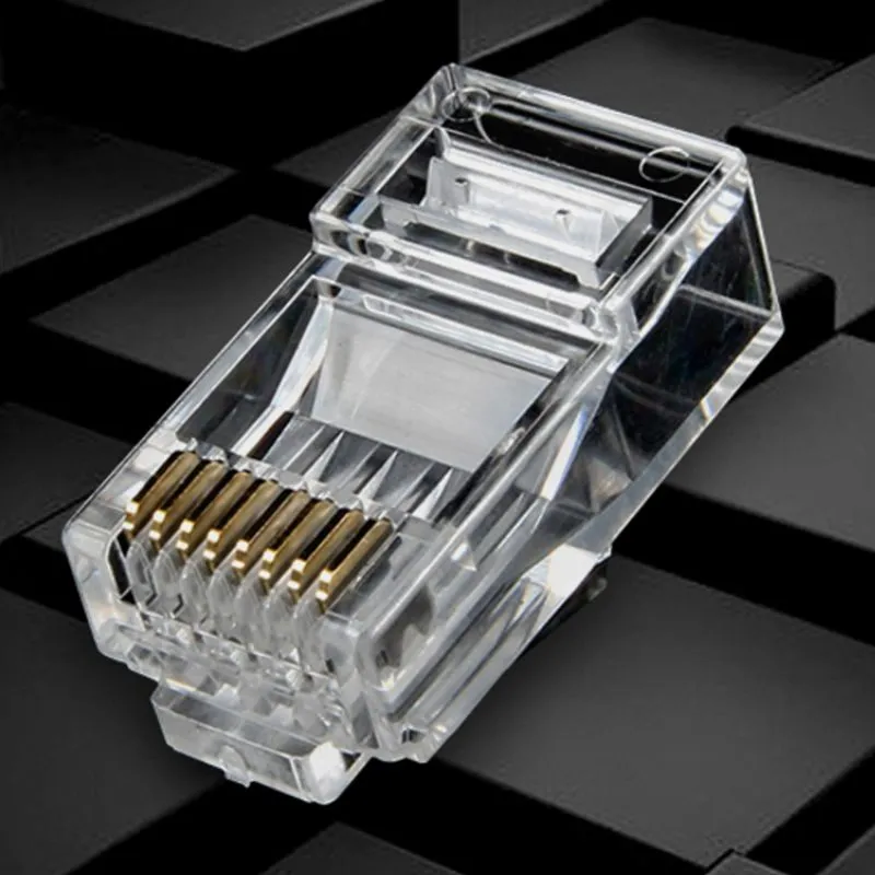 DHgate.com:25/100 Pack Gold-Plated RJ45 Cat5 CAT5e Network Ethernet ...