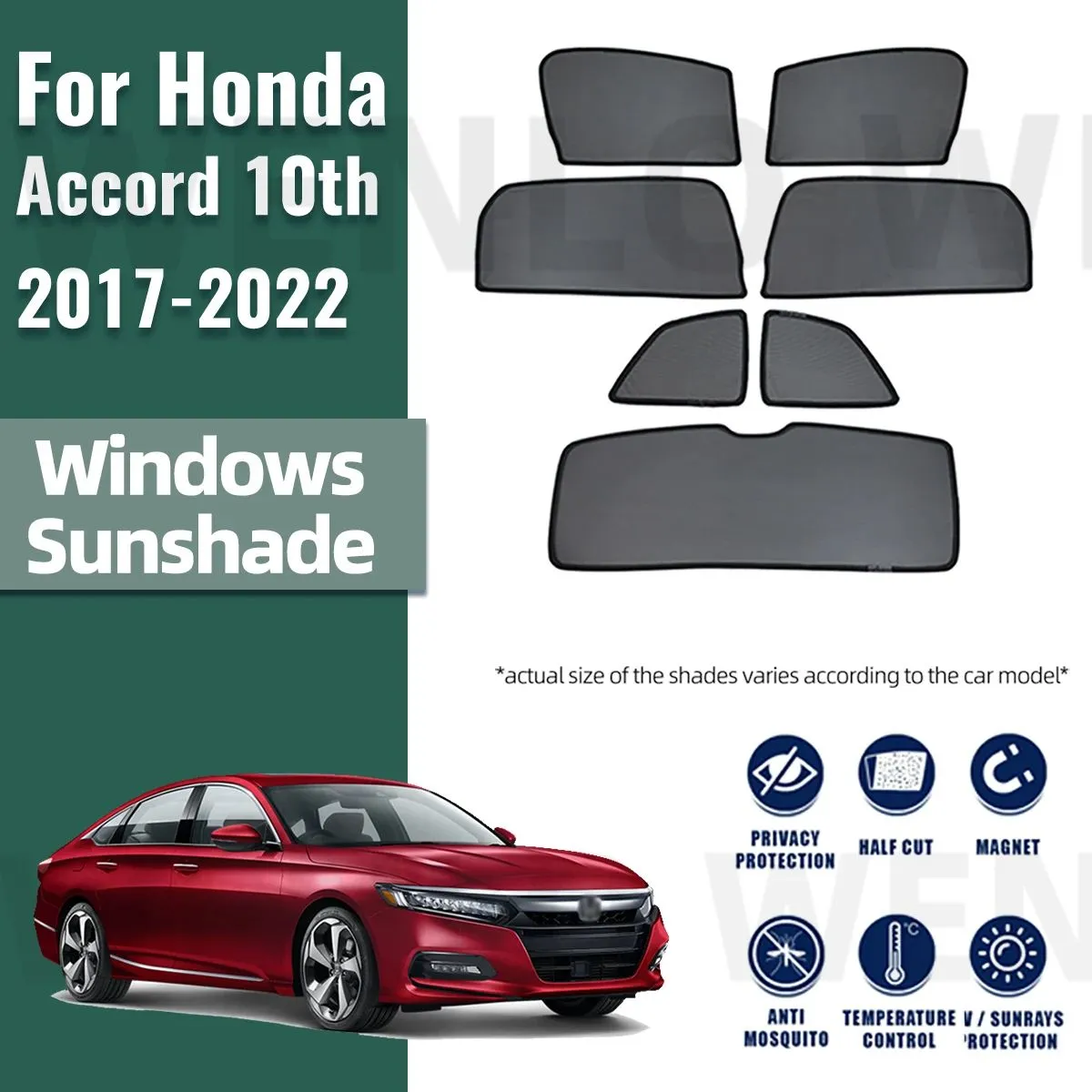 Honda Accord 2018 2024 Sunshade Front Windshield Side Window Covers UV Protection Heat Blocking Car Accessories From Ddmyapr 28.9 DHgate.Com