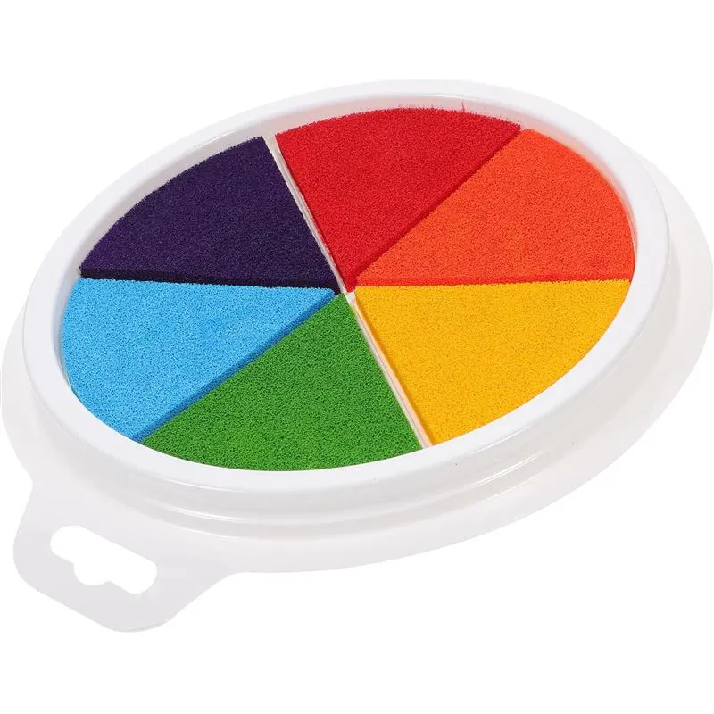 multicoloured ink pad