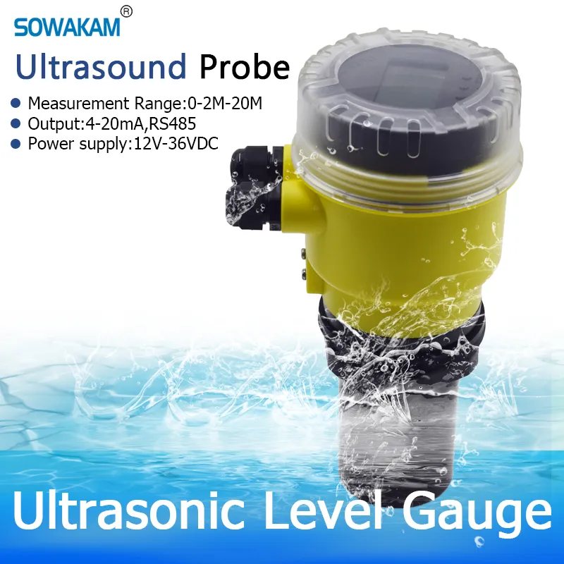 Smart Water Level Sensor: Ultrasonic 0 20M Liquid Depth Gauge For Water ...