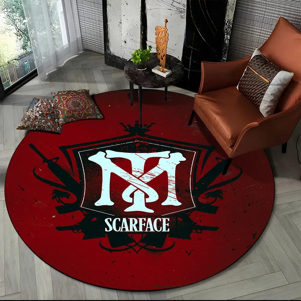 Tony HD 3D Printed Scarface bathroom rugs - Non-Slip Floor Mat for ...