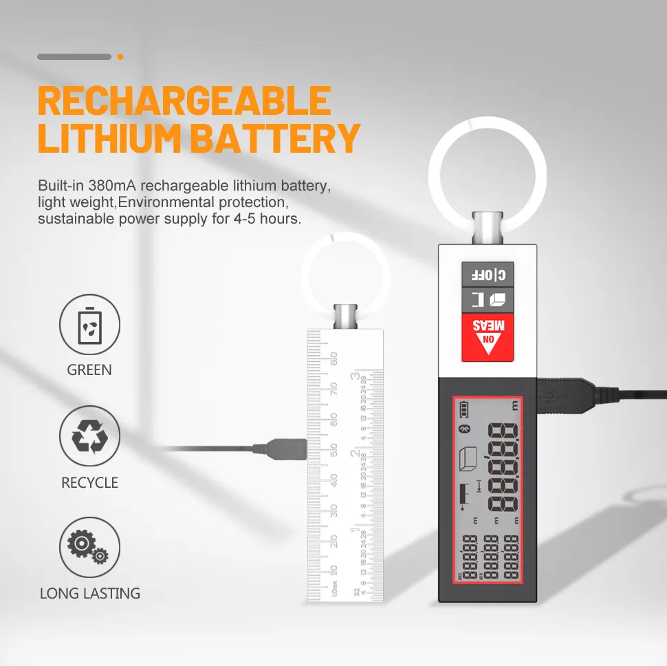 Laser Range Finder Hunting: Portable Mini Distance Measuring Device ...