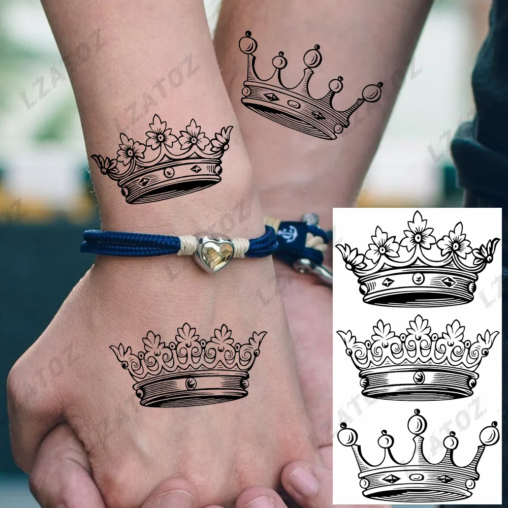 Crown Fake Tattoos Crown Tattoos TikTok Shop