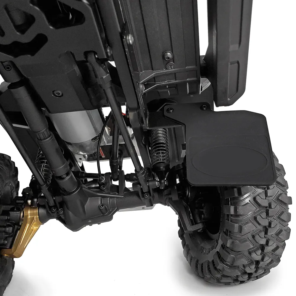 RC Crawler Parts: Rubber Mud Flaps With Mounting Base For 1/10 Scale ...