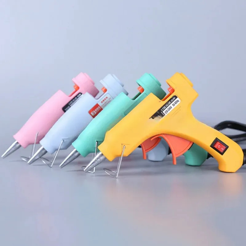 Mini Color Glue Gun Kit - Easy DIY Crafting Tool with 0.7 Hot Melt Glue ...