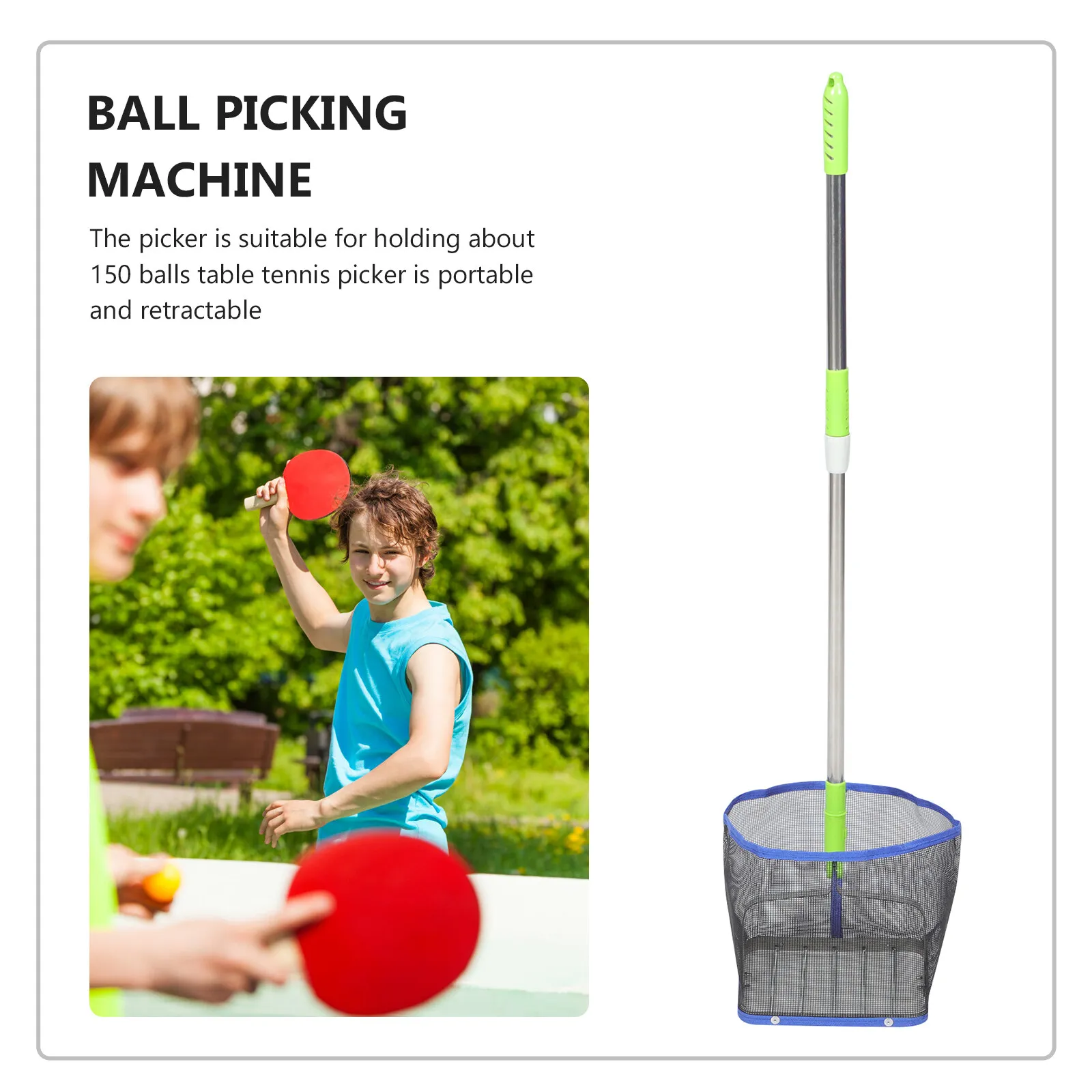 Table Tennis Ball Retriever: Portable Table Tennis Ball Picker for Any ...