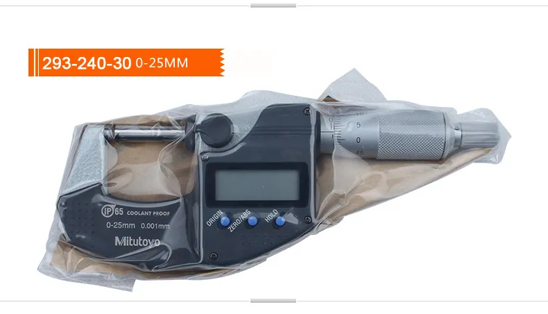 Mitutoyo Digital Outside Micrometers 0 25/50/75/100mm Range IP65 ...