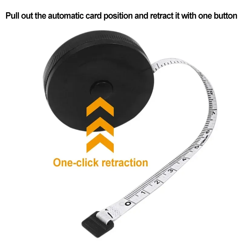 150cm Mini Tape Measure Keychain Portable Sewing Tool for Clothing Size ...