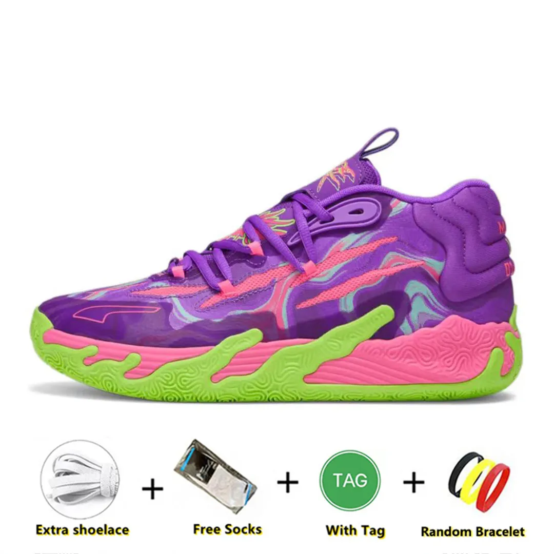LaMelo Ball Designer Lamelo Basketball Shoes MB.01 Rick And Morty Queen ...