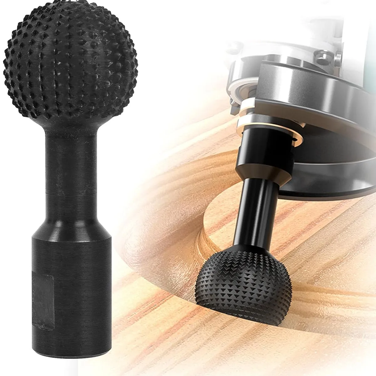 Carpenter 10/14mm Angle Grinder Wood Carving Tools Spherical Gouge ...