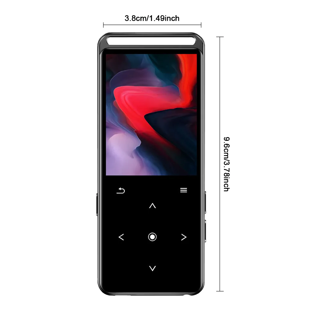 8 Inch Touch MP3 MP4 Music Player with FM Radio, Bluetooth-Compatible ...