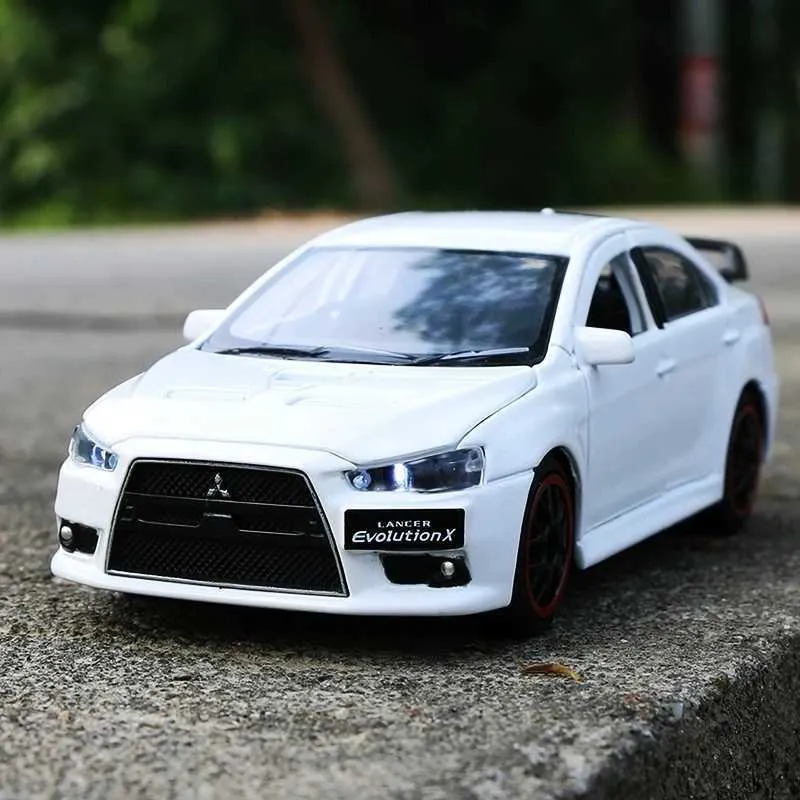 Diecast Model Cars 1 32 Mitsubishis Lancer Evolution X10 Alloy Racing ...