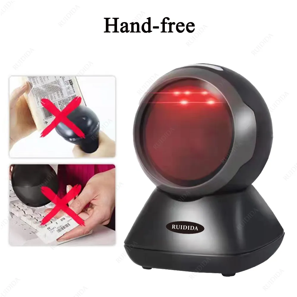 DHgate.com:1D 2D Wired Barcode Scanner with Hands-Free Scanning Technology and USB Connectivity ...