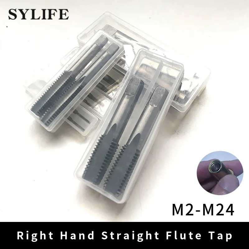 Right Hand Straight Flute Thread Tap Set - M3-M16 Metric - Screw m6 tap ...