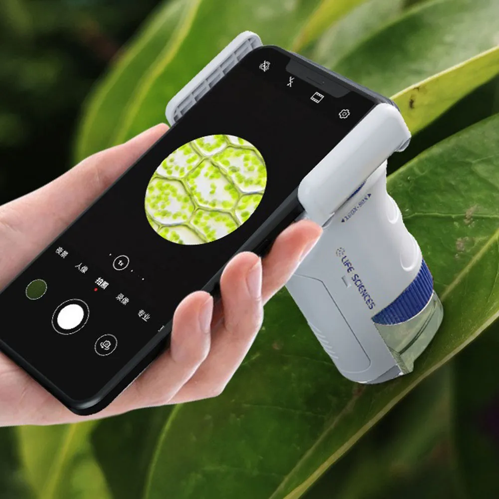 DHgate.com:60-120X Pocket Microscope Kit: Battery-Powered Mini Handheld ...