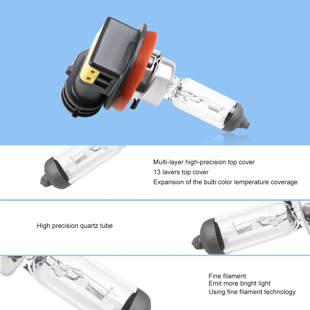 DHgate.com:2PCS H8/H11/9005/9006 Car Headlight Halogen Light Bulbs, 55W ...