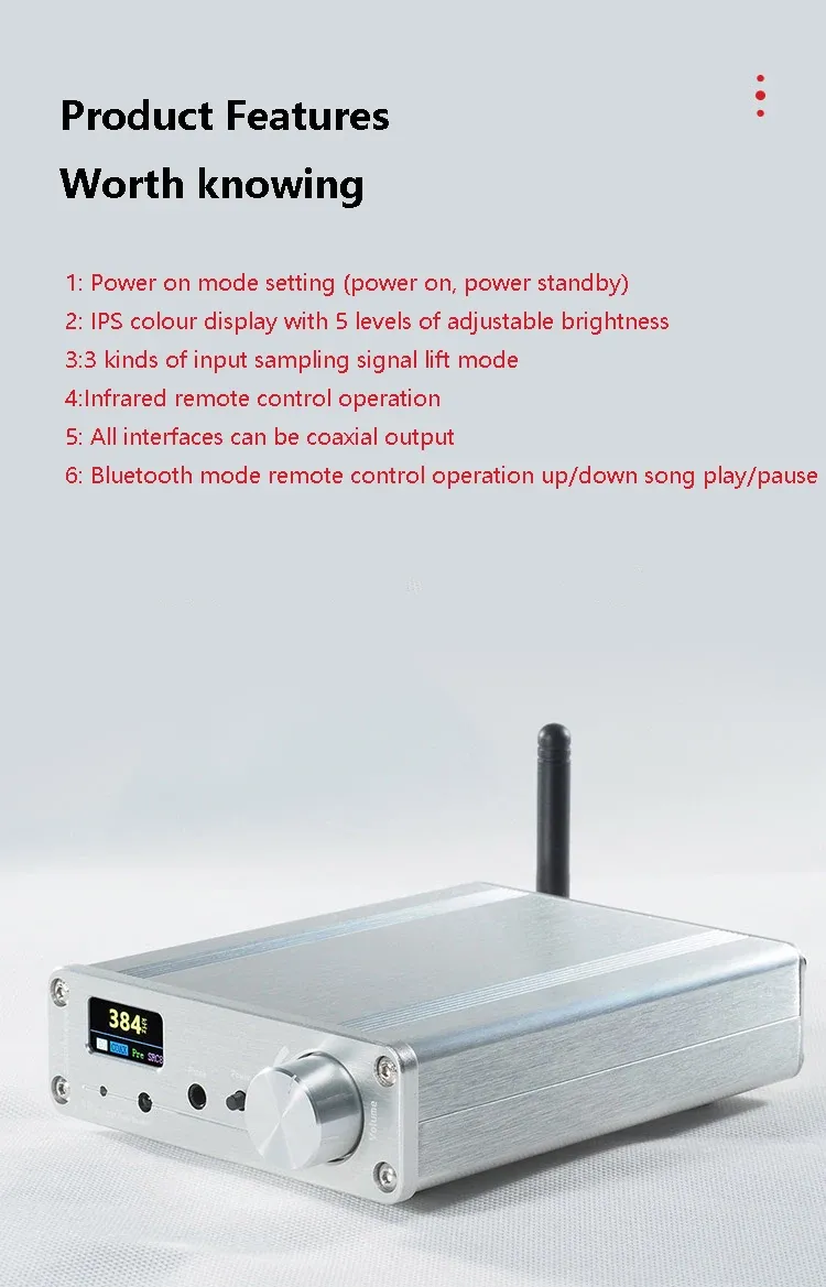 Hi-Fi Bluetooth 5.1 Audio Receiver: ES9038Q2M DAC, QCC5125 Chip, HD ...