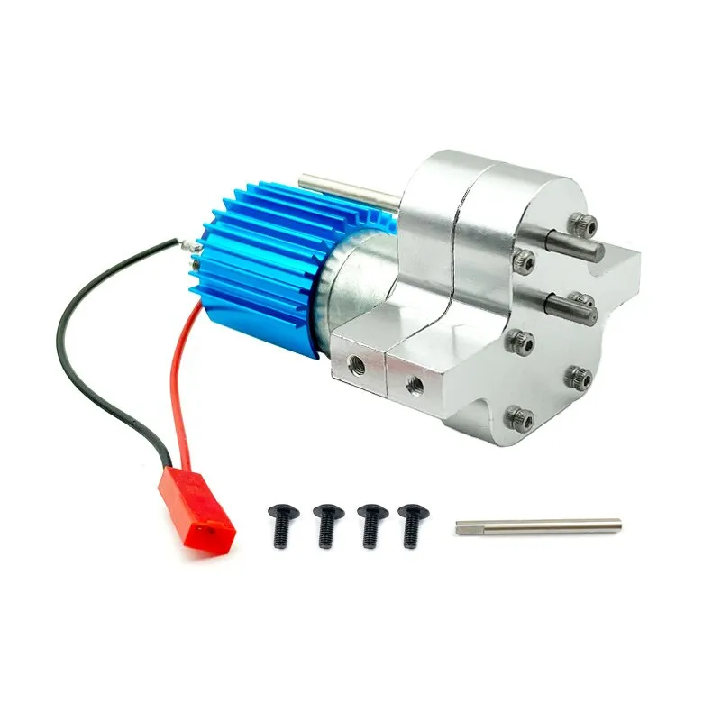 Metal Gearbox 370 Motor Gear Box for 1:12/1:16 RC Car Upgrade Spare ...
