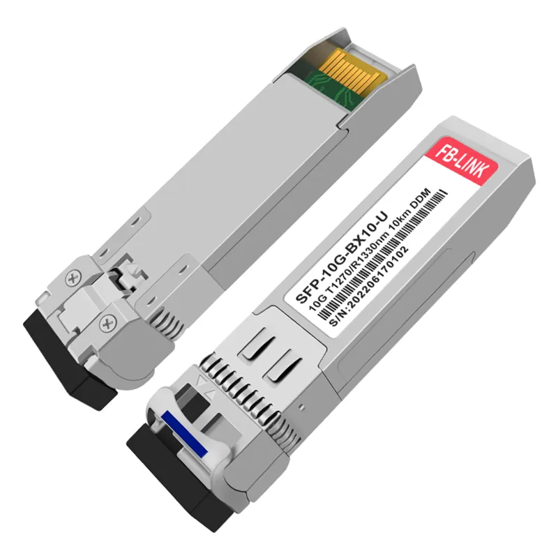 10G SFP+ Optical Transceiver Module 10KM BIDI, 1270nm/1330nm, DOM Compatible For Cisco, Mikrotik ...