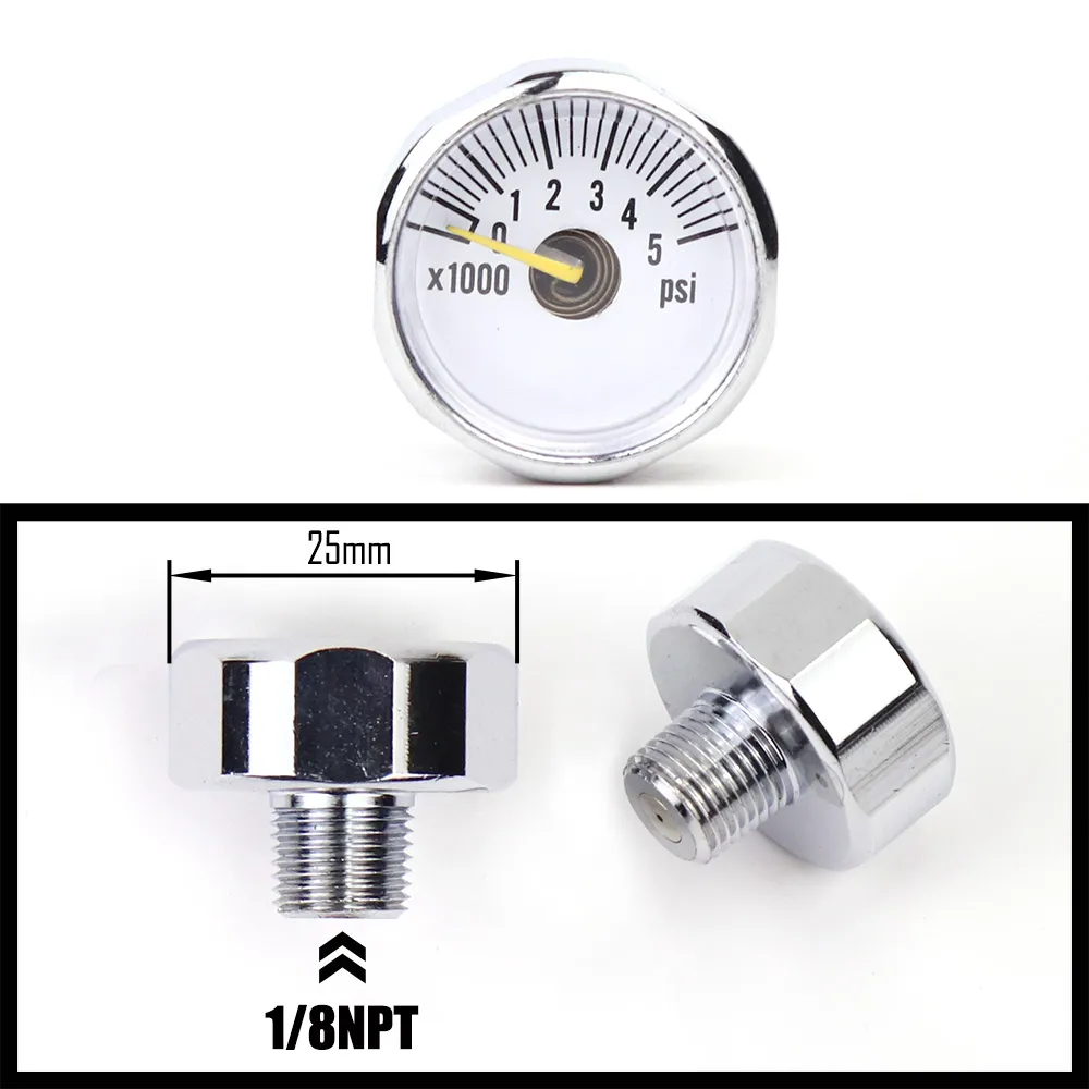 Air Mini Micro tire pressure gauge Manometre Manometer with Thread 1 ...