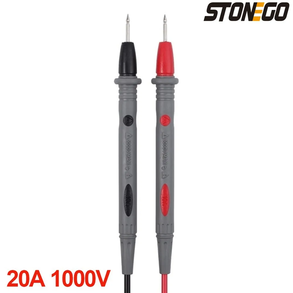2024 Upgraded STONEGO 20A 1000V Multimeter Test Leads Kit: Copper Wire ...