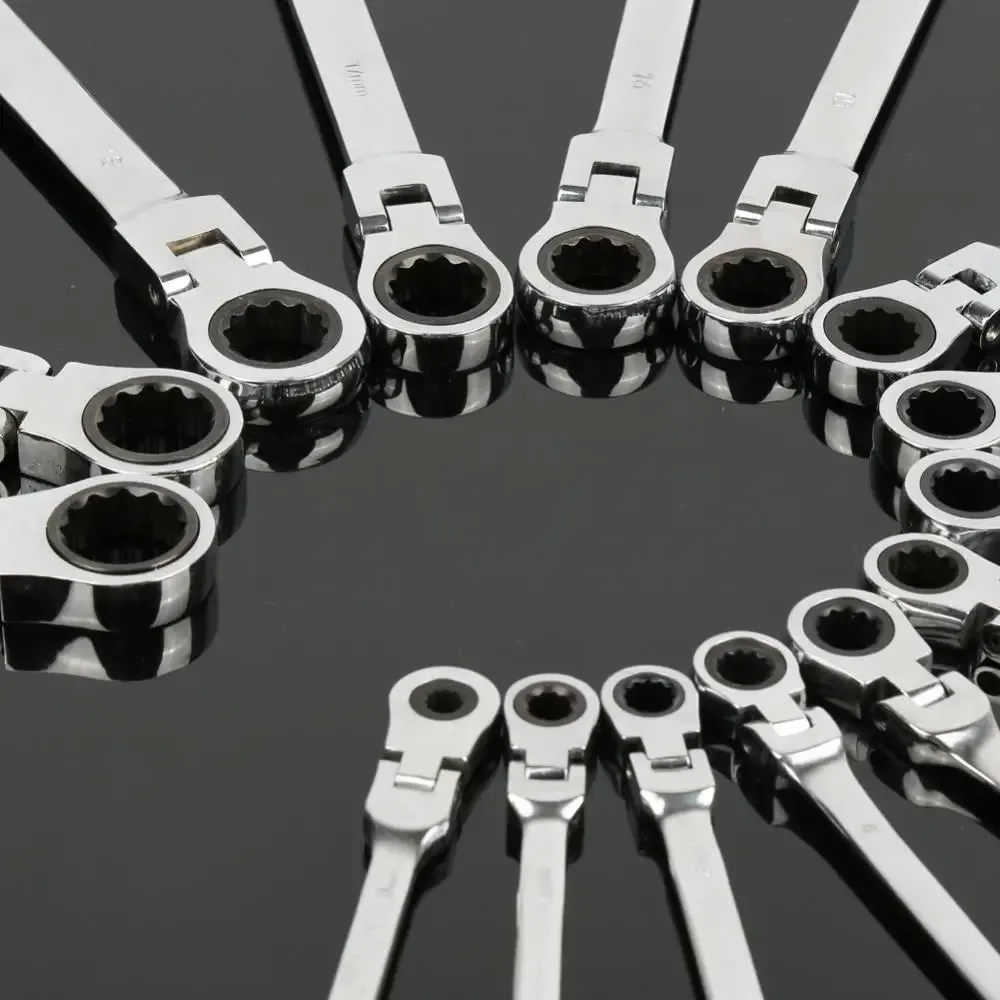 Ratcheting Durable Ratchet Wrench with Ergonomic Handle and Reversible ...