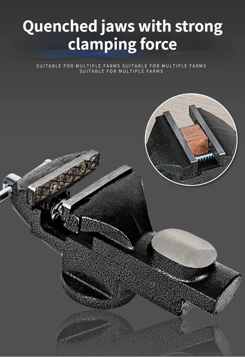 360° Rotating Bench Clamp Woodworking Desktop Quick Acting Hold Down ...