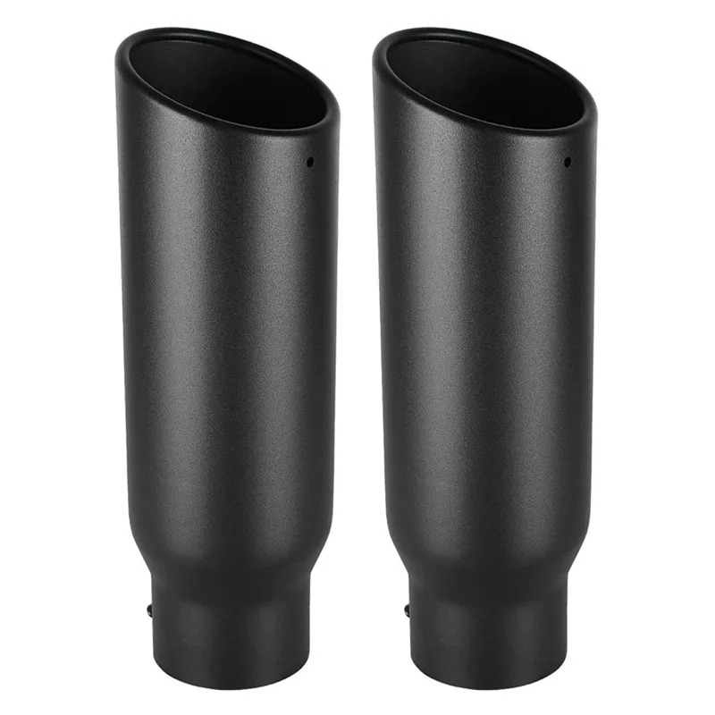 8 Inch Exhaust Tip for Diesel Trucks: 3 Inch Black Tailpipe Tip with ...